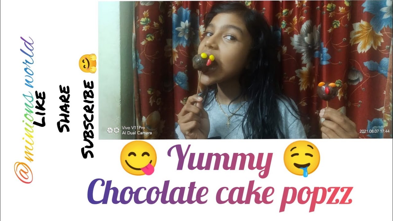 chocolate cake popzz ️ ️🥰🥰|minions world ️ ️ ️ - YouTube