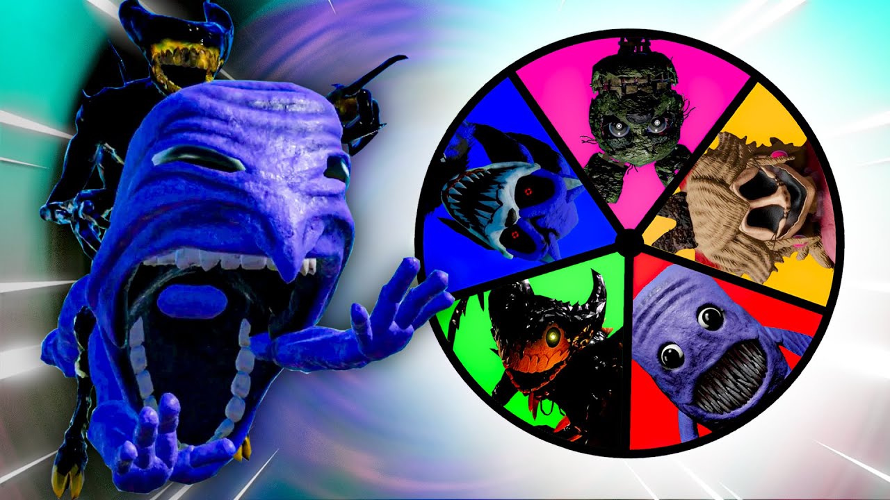 RANDOM WHEEL chooses MONSTERS — PILLAR CHASE 2 - YouTube