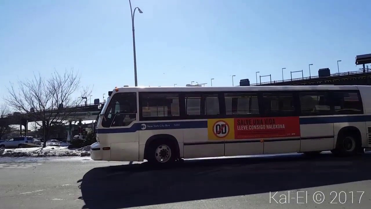NYCTA: 1999 Novabus T80206 RTS #5000 entering East New York Depot - YouTube