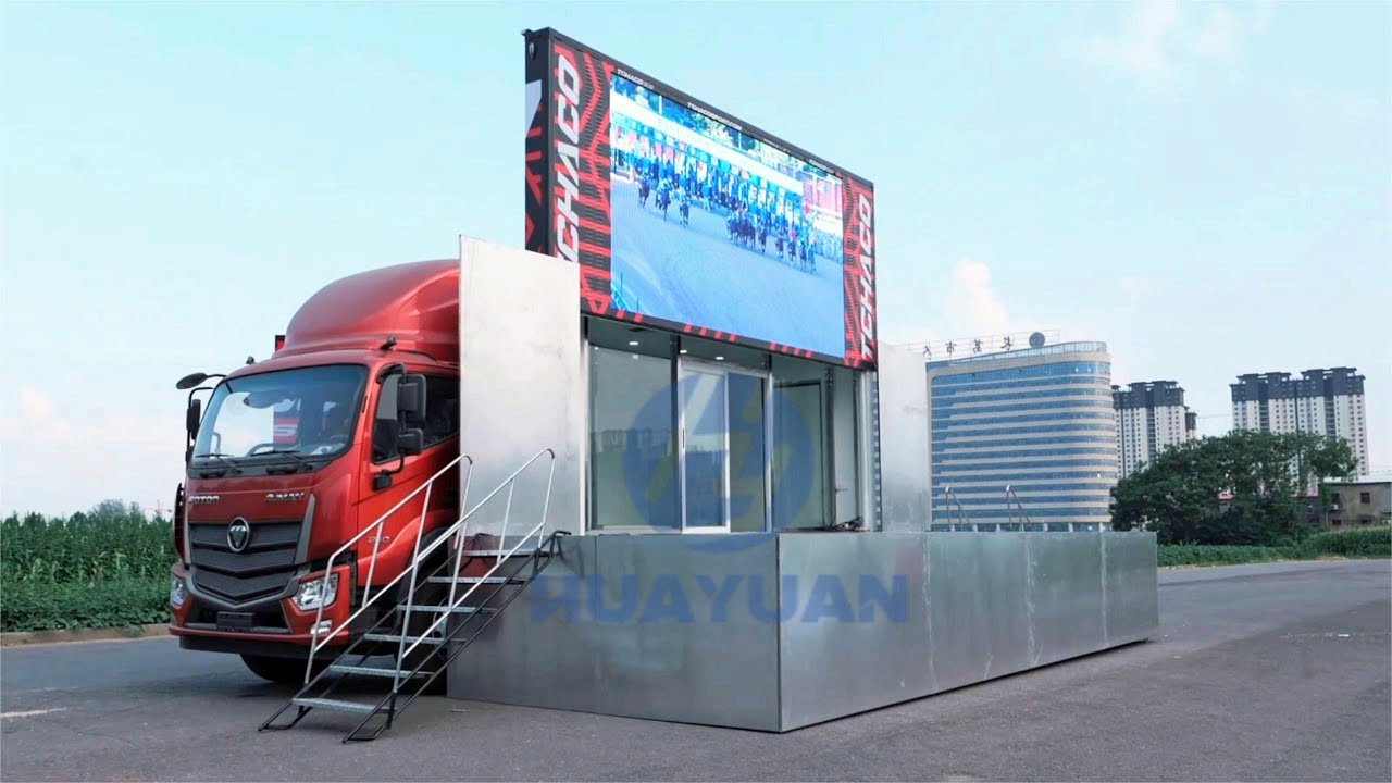 LR235 LED screen roadshow truck, light up your event to a new height ...