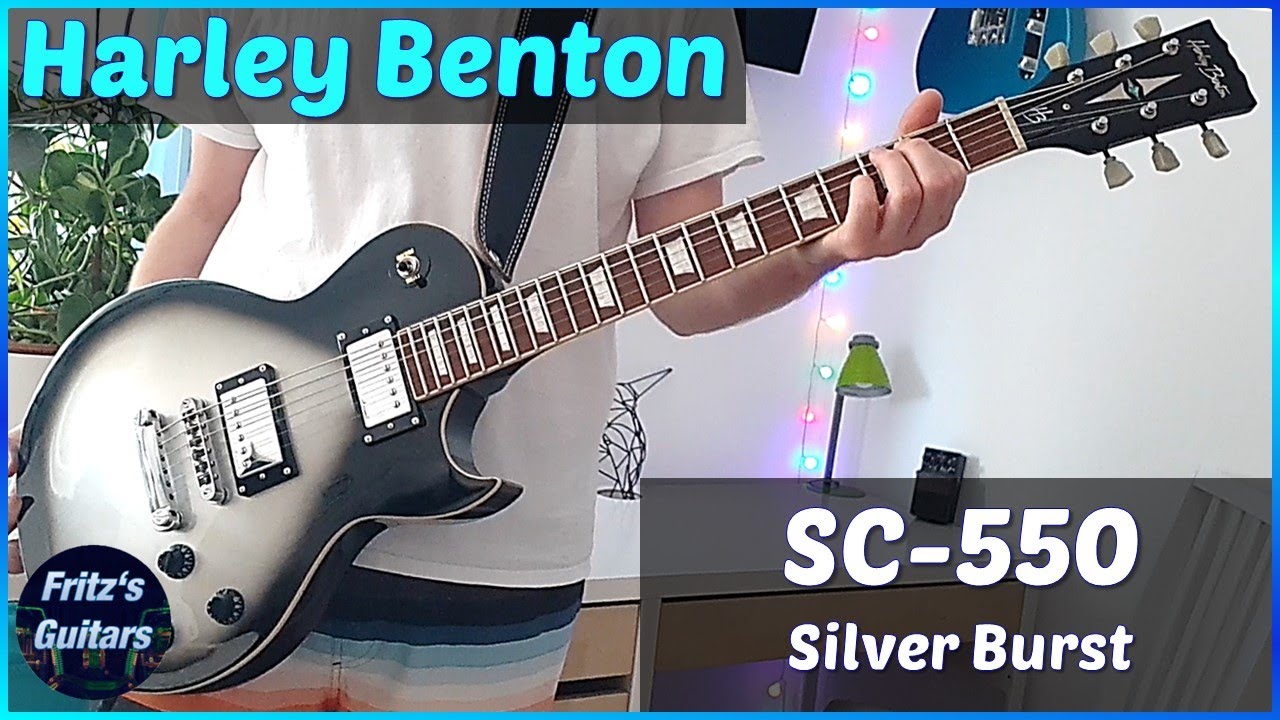 Harley Benton SC-550 Deluxe Silver Burst 2021 - BEST VALUE FOR MONEY ...