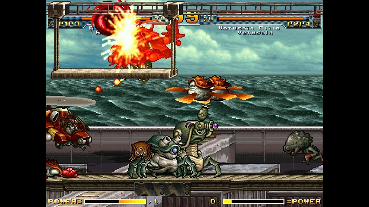 MUGEN Metal Slug(MS4-Ship stage) - YouTube