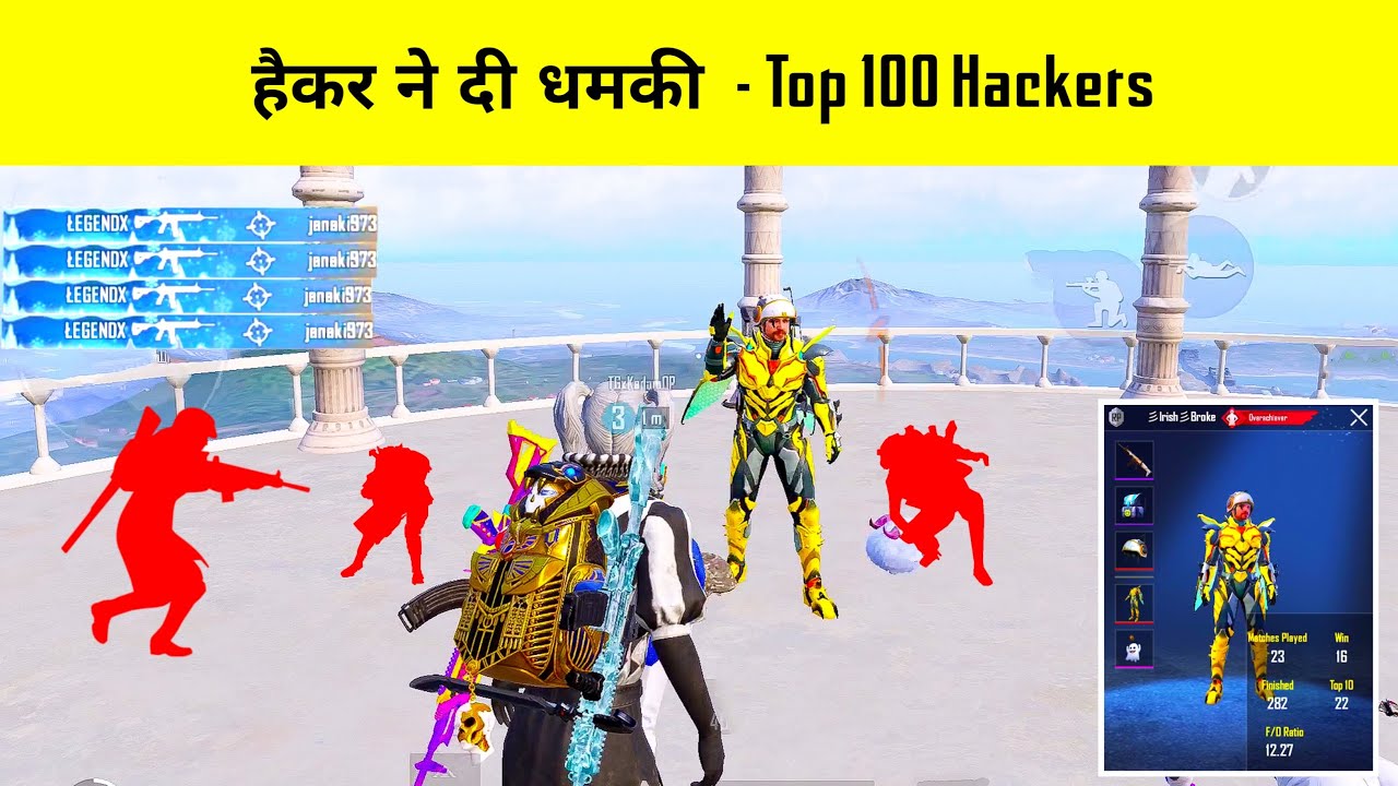 😤 LEADERBOARD Top 100 Hackers | Top Rank Conqueror Push | Legend X ...