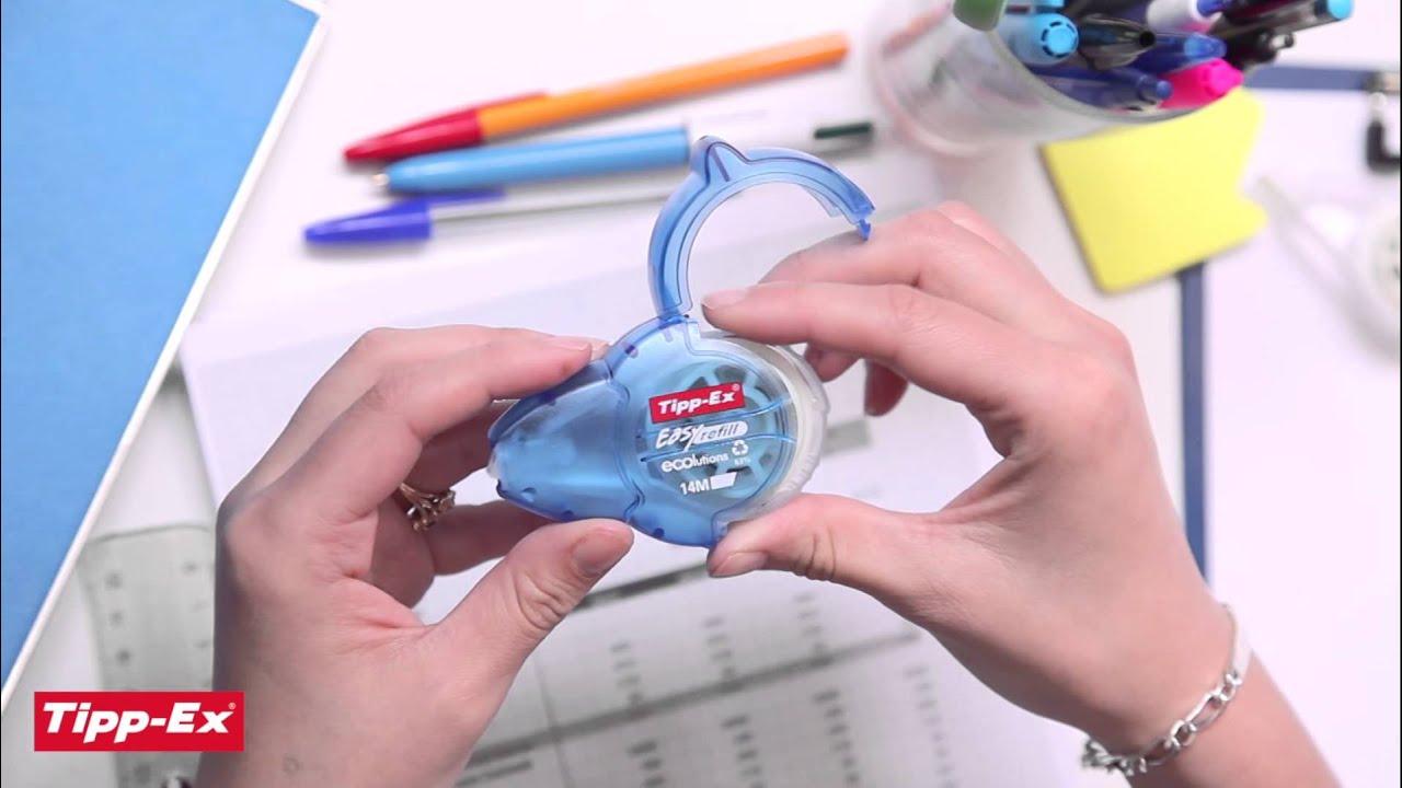 Tipp-Ex Easy Refill Korrekturroller 5mm x 14m - YouTube