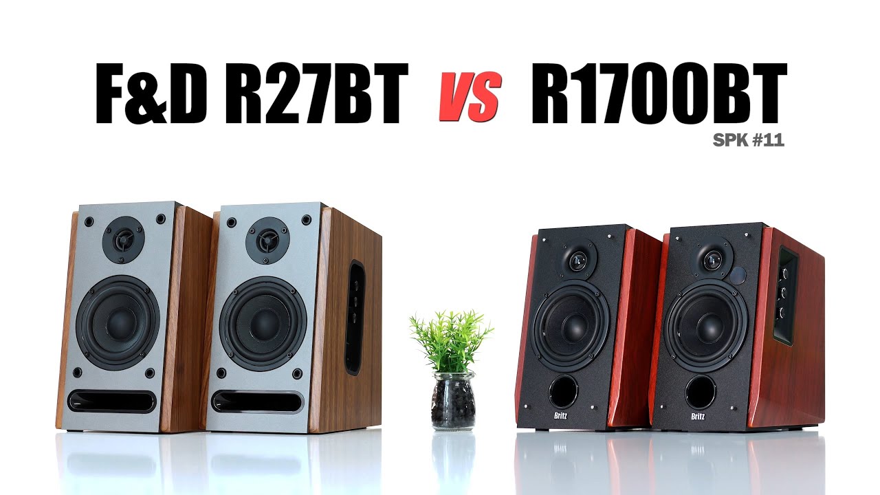 $74 - F&D R27BT vs $150 - Edifier R1700BT / Sound Comparison - YouTube