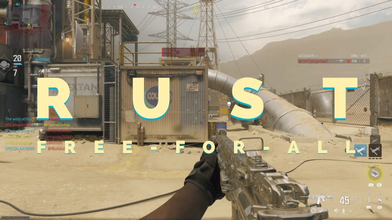 Free -For-All / Rust / MWIII PS5 / Gameplay - YouTube
