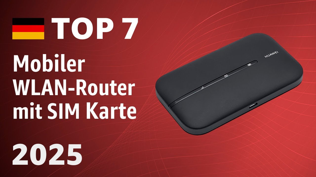 TOP – 7. Bester mobiler WLAN Router mit SIM Karte 5G, LTE Hotspots ...