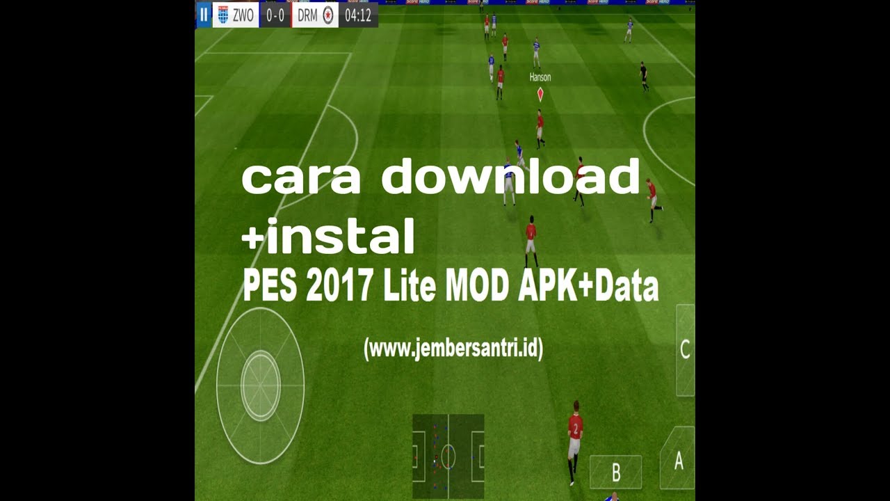 Cara download dan instal pes 2017 lite (300 mb) - YouTube