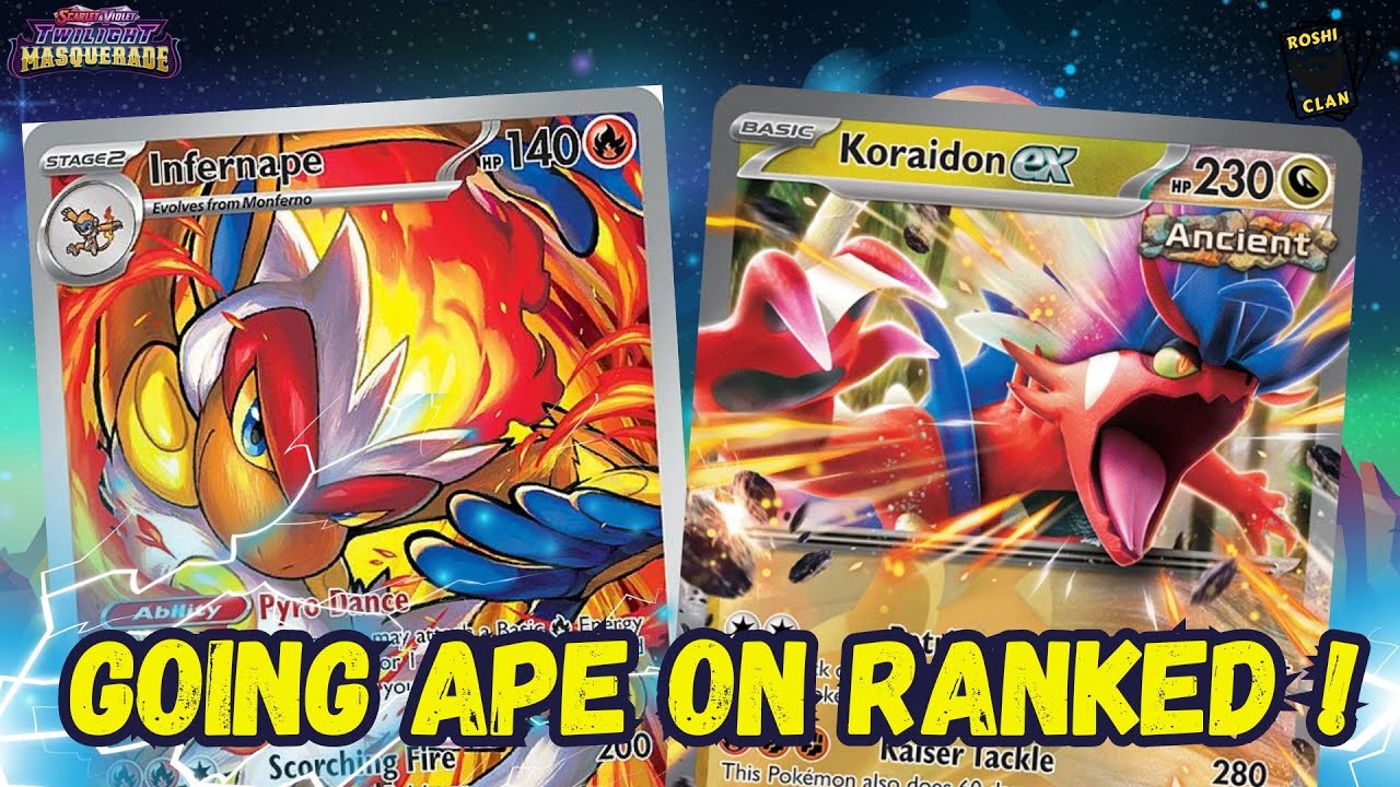 Crazy Combo Infernape With Koraidon Are Going Ape On Ranked! TCG Live ...