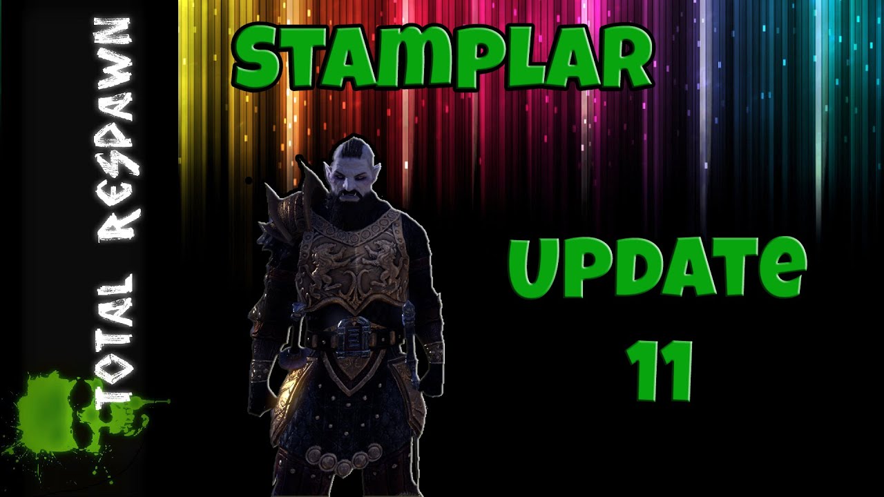 Update 11 Stamplar | Elder Scrolls Online | Stamina Templar PVP Action ...