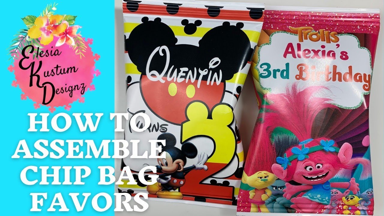 How to Assemble Chip Bags #diychipbag#chipbagtutorial#howtochipbag ...