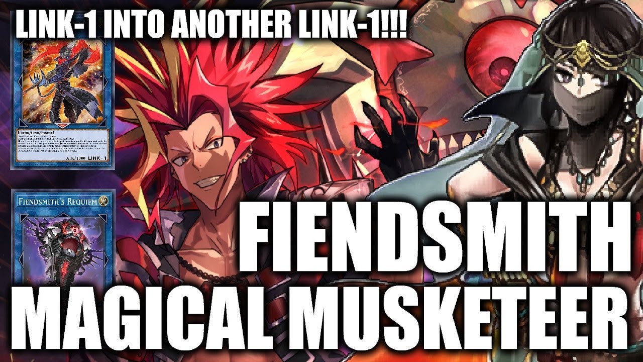 (Yugioh OMEGA) LINK-1 INTO LINK-1! - Magical Musketeer Fiendsmith ...