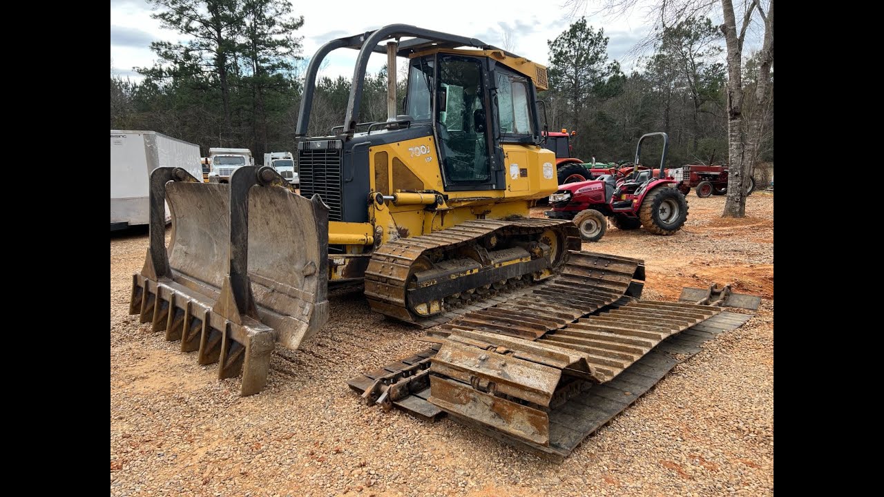 2007 John Deere 700J Crawler Dozer SN783 Lot#337 - YouTube
