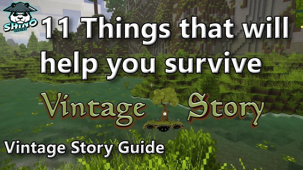 How to survive your first Vintage Story World! - YouTube