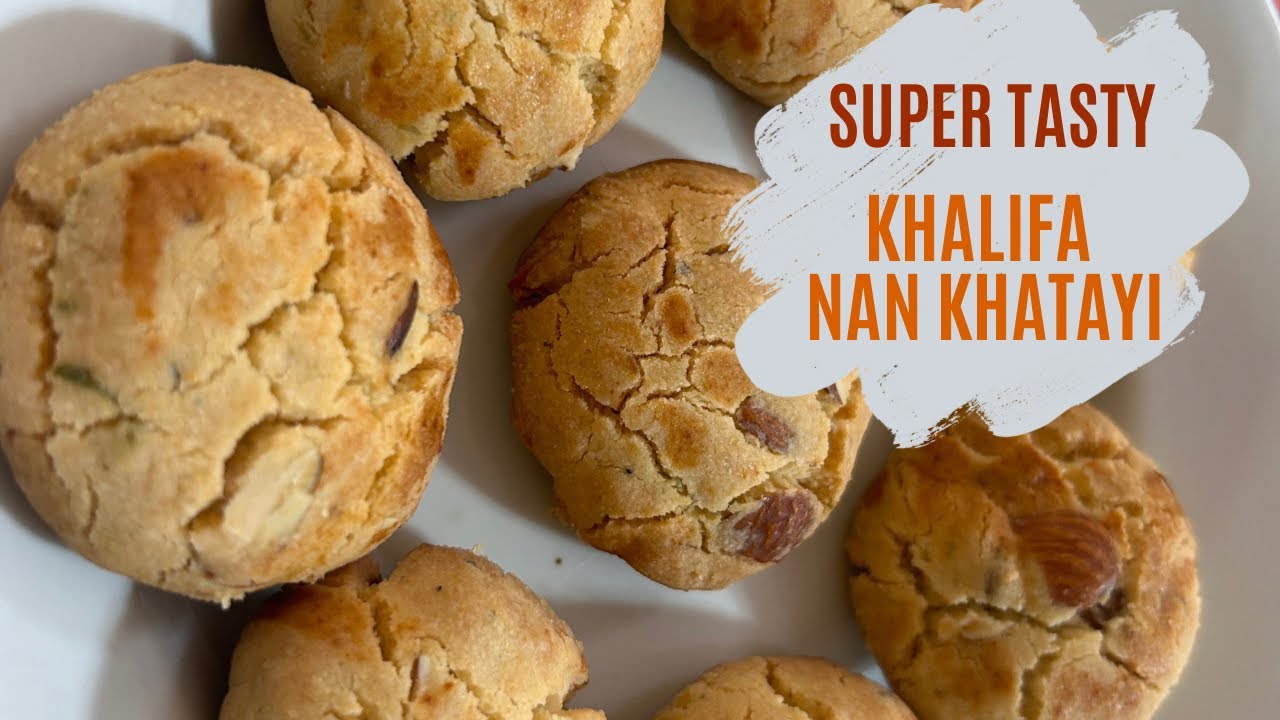 Khalifa Nankhatai/Almond cookies/how to make khalifa nankhatai ...