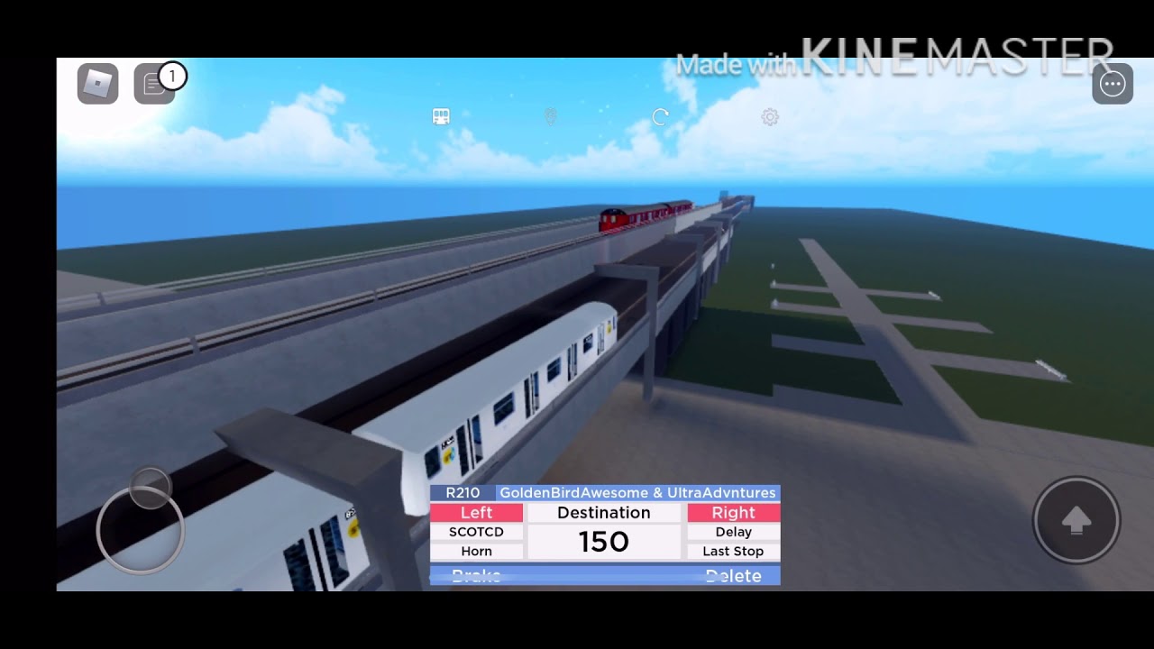 Roblox: R110B Shuttle Train Departing West Street + R210 & R30 Race ...