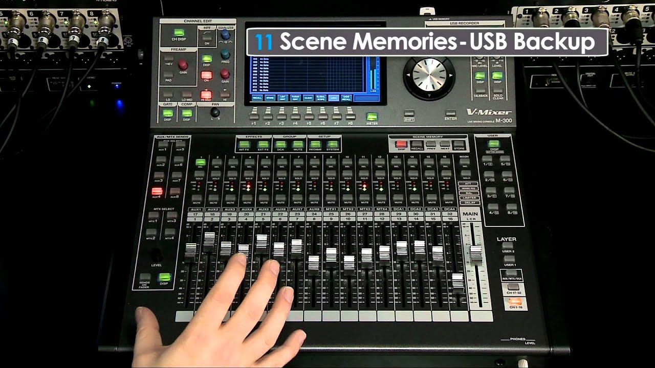 Roland M-300 Tutorial 11: Scene Memories - USB Backup - YouTube