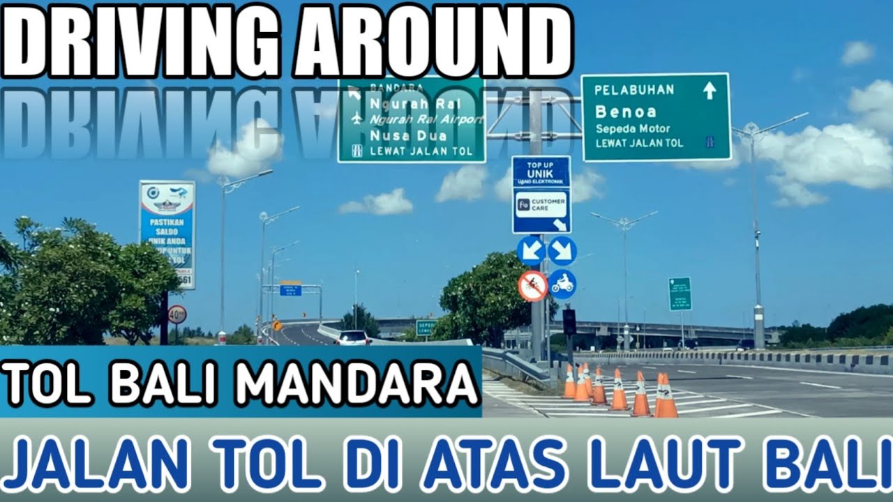 TOL BALI MANDARA - JALAN TOL DI ATAS LAUT BALI | BALI UPDATE - YouTube