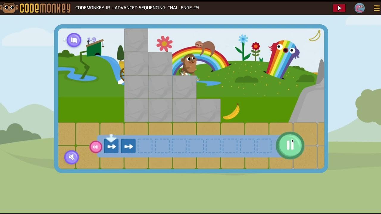 CodeMonkey Jr Advanced Sequencing 9 - YouTube