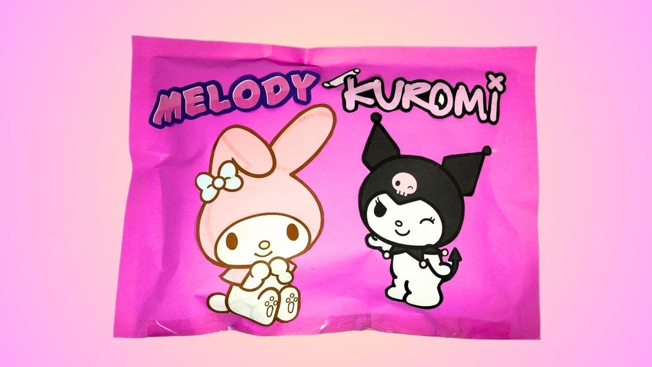 KUROMI and MELODY Blind Bags Opening | ASMR | Secret Sanrio diy blind ...