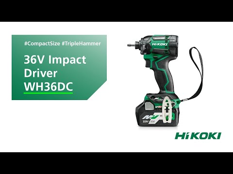 HiKOKI WH36DC Cordless Impact Driver for quick and powerful fastening ...