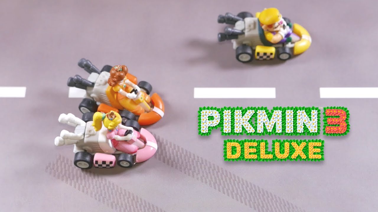 Pikmin 4 & Mario Kart Stop Motion Animation - YouTube