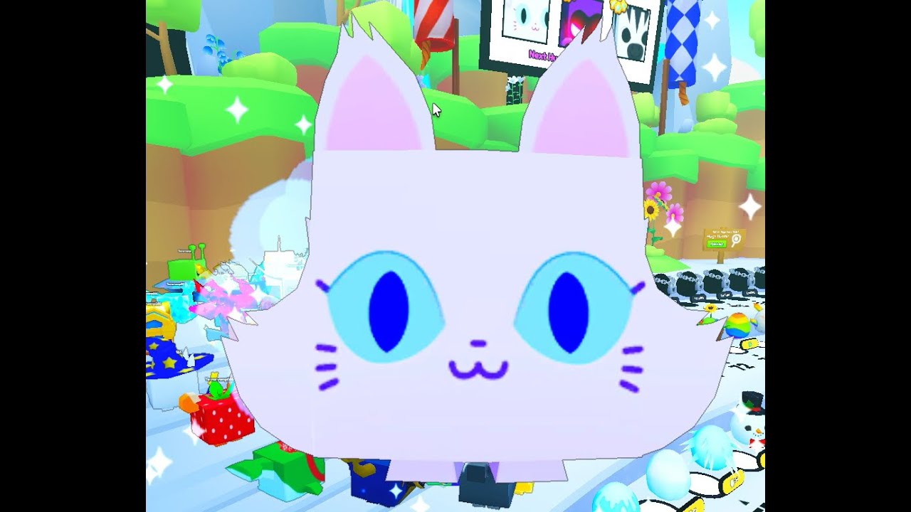 OMG!!! I hatched a rainbow huge fluffy cat at pet simulator 99 - YouTube