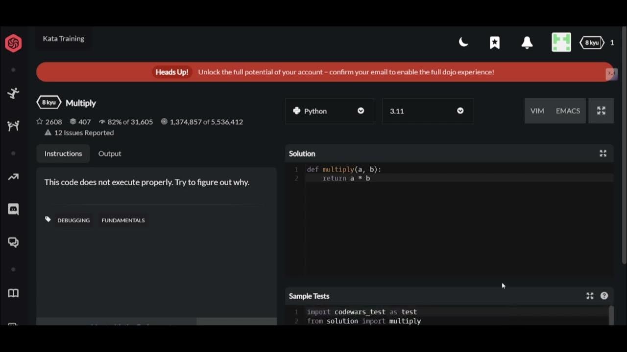 Codewars | Multiply | Python 8 kyu - YouTube