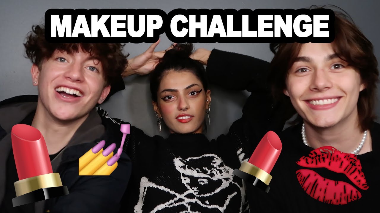 DOING MAKEUP CHALLENGE - YouTube