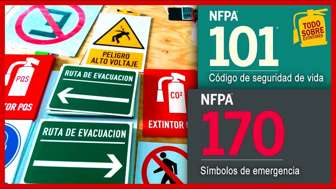 Señalización y Seguridad humana con la NFPA 101 y la NFPA 170 🚨🔥 #nfpa ...