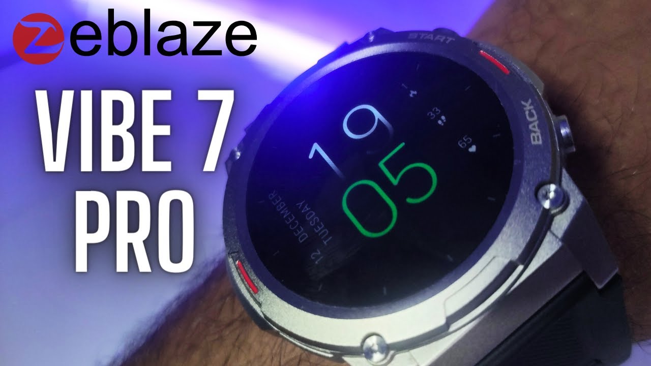 Review | Zeblaze Vibe 7 PRO | Smartwatch - YouTube