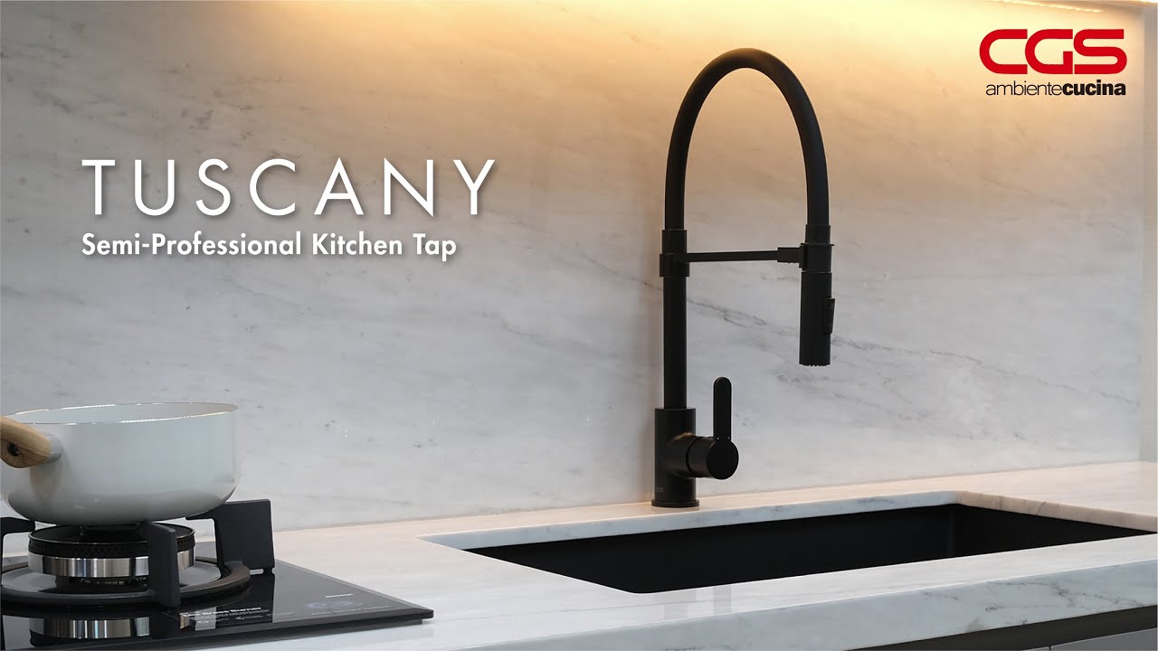 CGS Tuscany Mixer Taps - Keran Dapur Cuci Piring Tipe Pull Down dengan ...