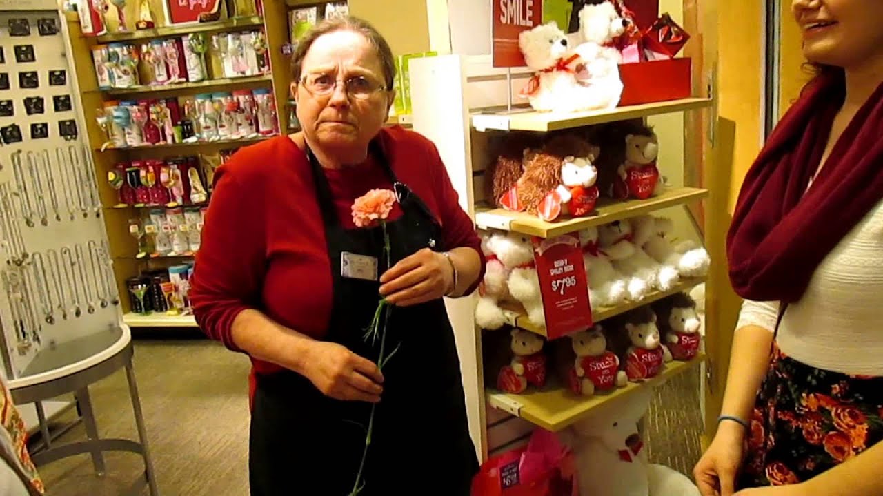 Giving Flowers To Strangers - YouTube