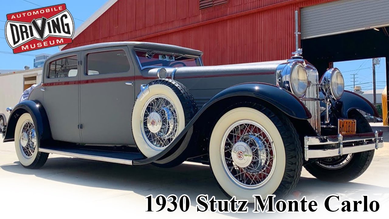 Stanley Zimmerman 1930 Stutz Wyman -Automobile Driving Museum - YouTube