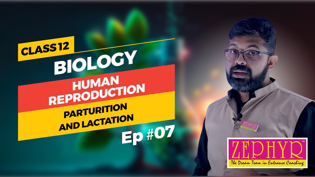 Class 12 | Biology | CHAP 2 | Ep. 7 | HUMAN REPRODUCTION - PARTURITION ...