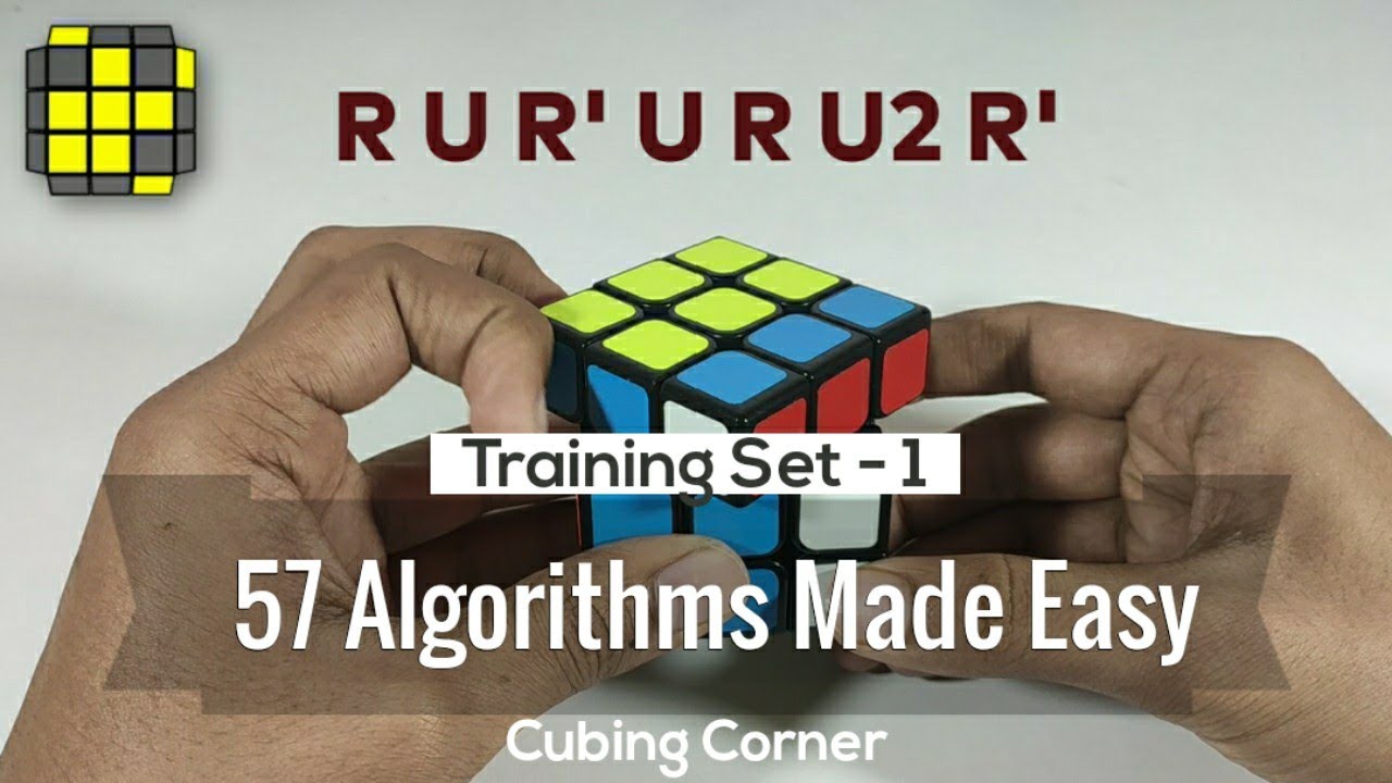 OLL Training Set #1 | Easy Yellow Cross/Plus Cases | Cubing Corner ...