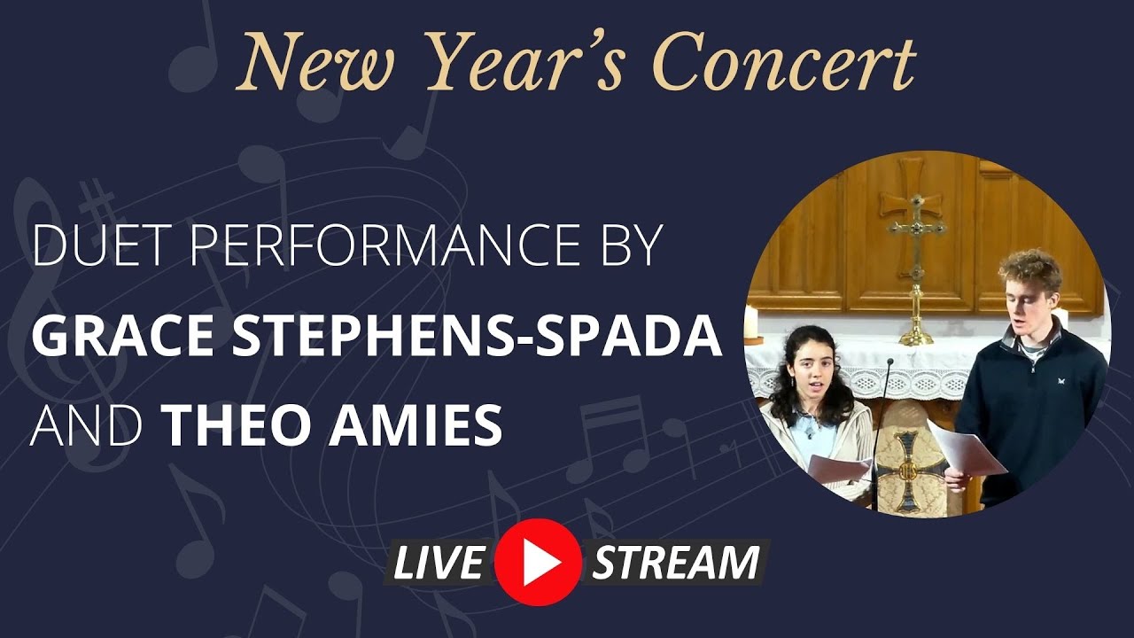New Year's Concert, 11 January 2024 by Grace Stephens-Spada and Theo ...