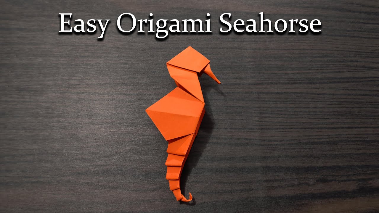 Easy Origami Seahorse for Beginners: Step-by-Step Tutorial! - YouTube