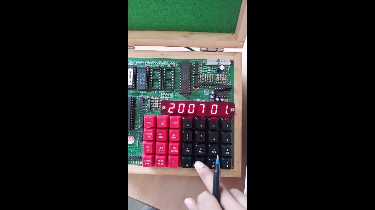 8 bit multiplication using 8085 Pt - II - YouTube