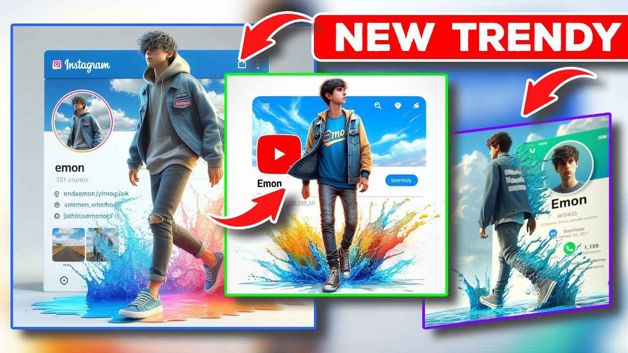 New Trend Social Media Profile Name AI Photo Editing | Bing Image ...