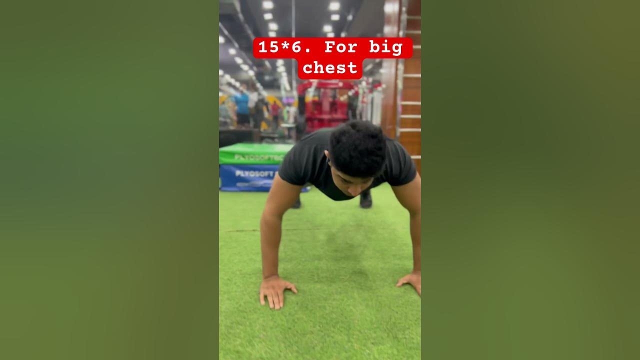 Chest Push Up For Big Size Chest Shortvideo Fitness Gymlife Youtube