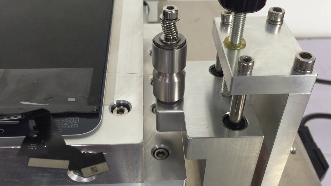 Automatic lcd glass separator Machine with Pump for Lcd repair - YouTube