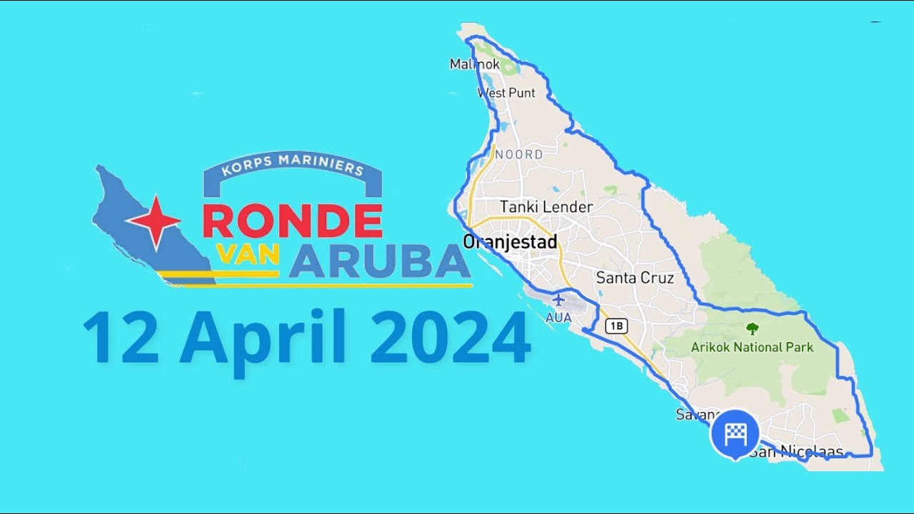 A few recordings of the Ronde van Aruba, Korps Mariniers 12 April 2024 ...