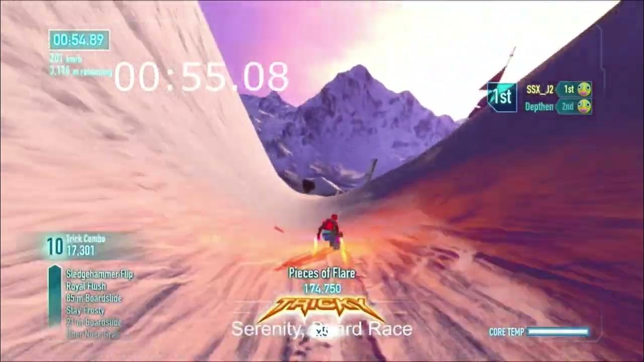 SSX 2012: Serenity (Board race, spliced) 2:30.38 - YouTube