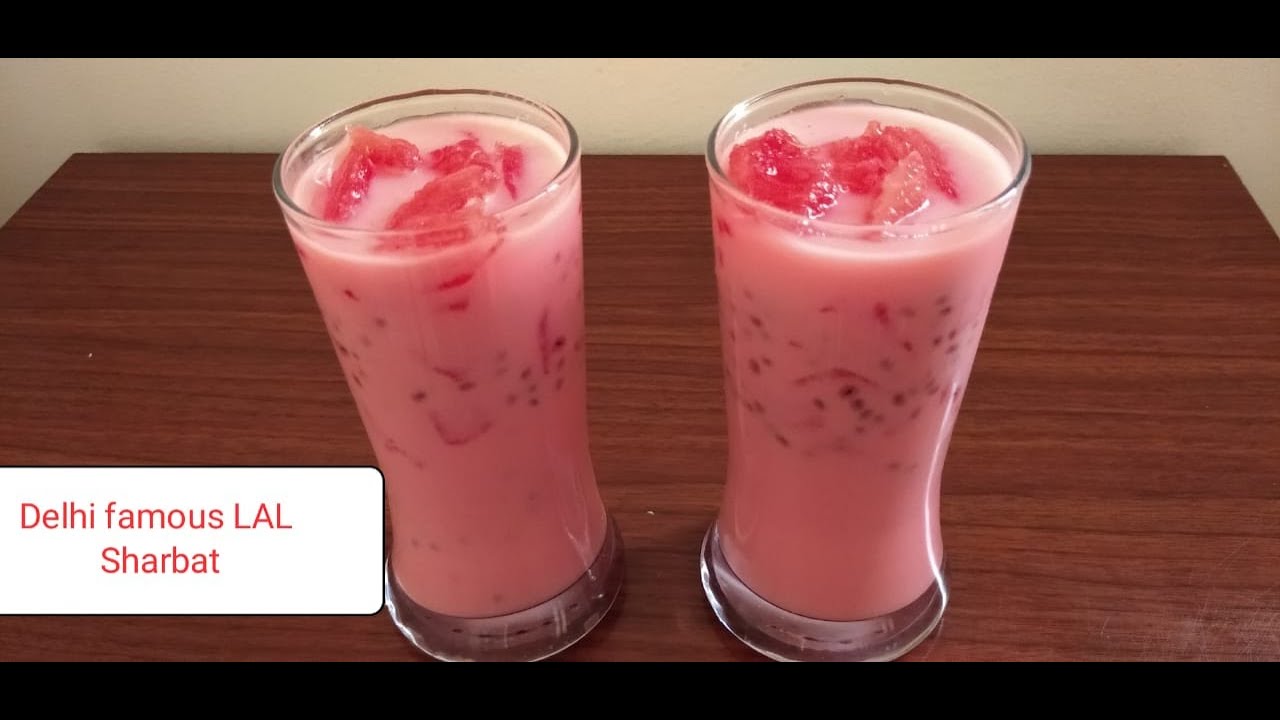 Iftar special Milk Sharbat / Red Sharbat / Delhi and Mumbai famous Love ...