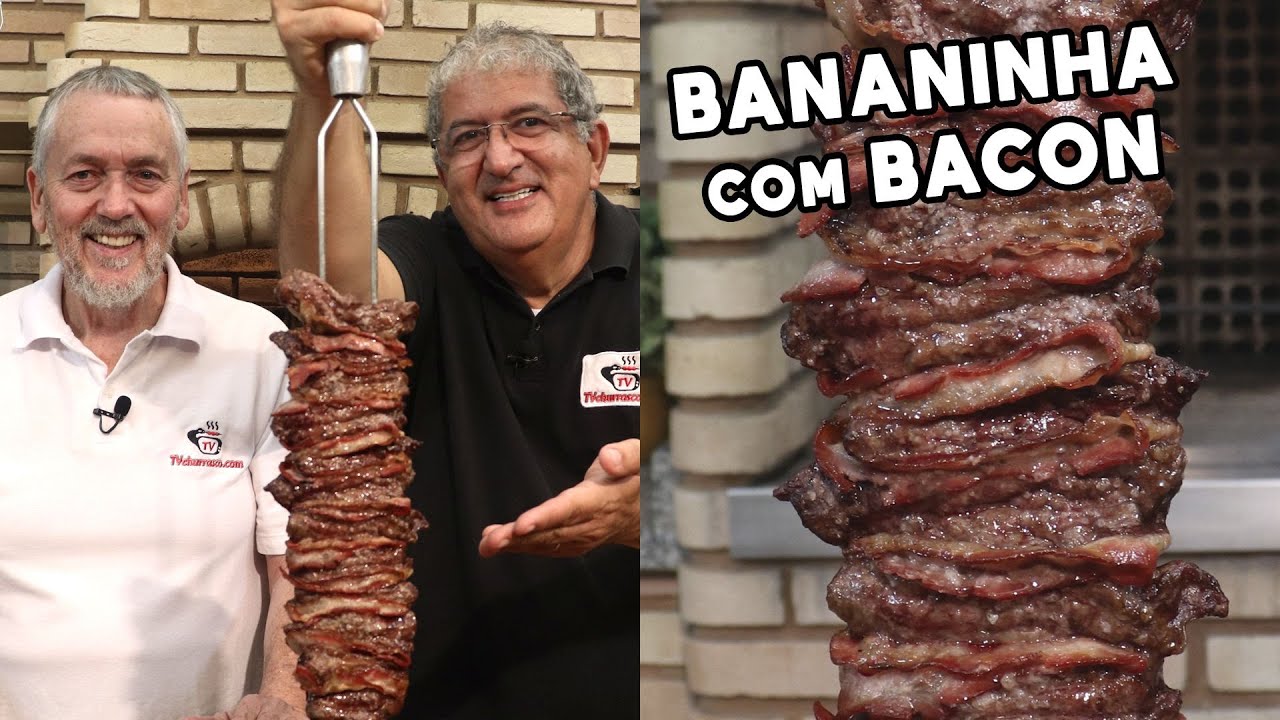 Churrasco de Bananinha com Bacon no Espeto - Tv Churrasco - YouTube