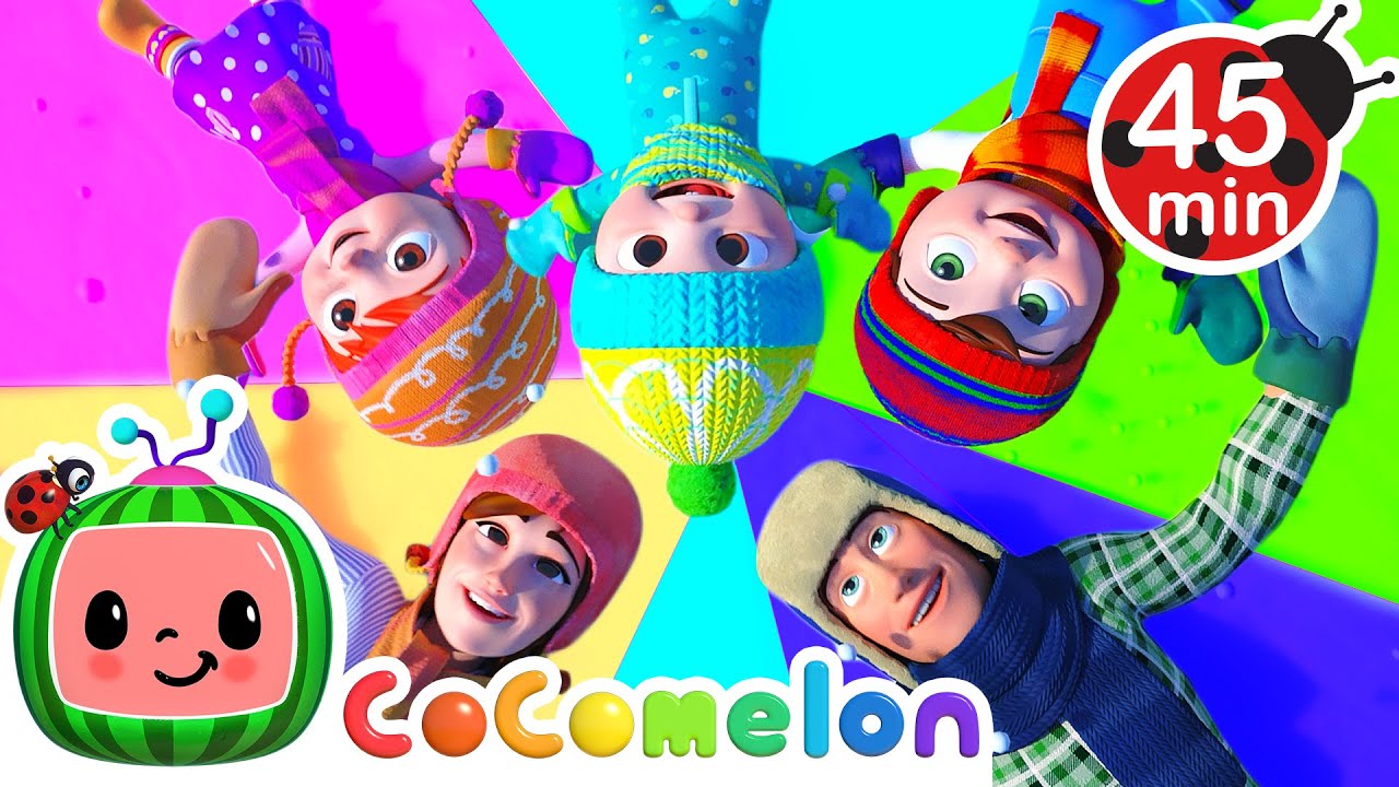 Family Fun in the Snow | @Cocomelon - Nursery Rhymes | Colors for Kids ...