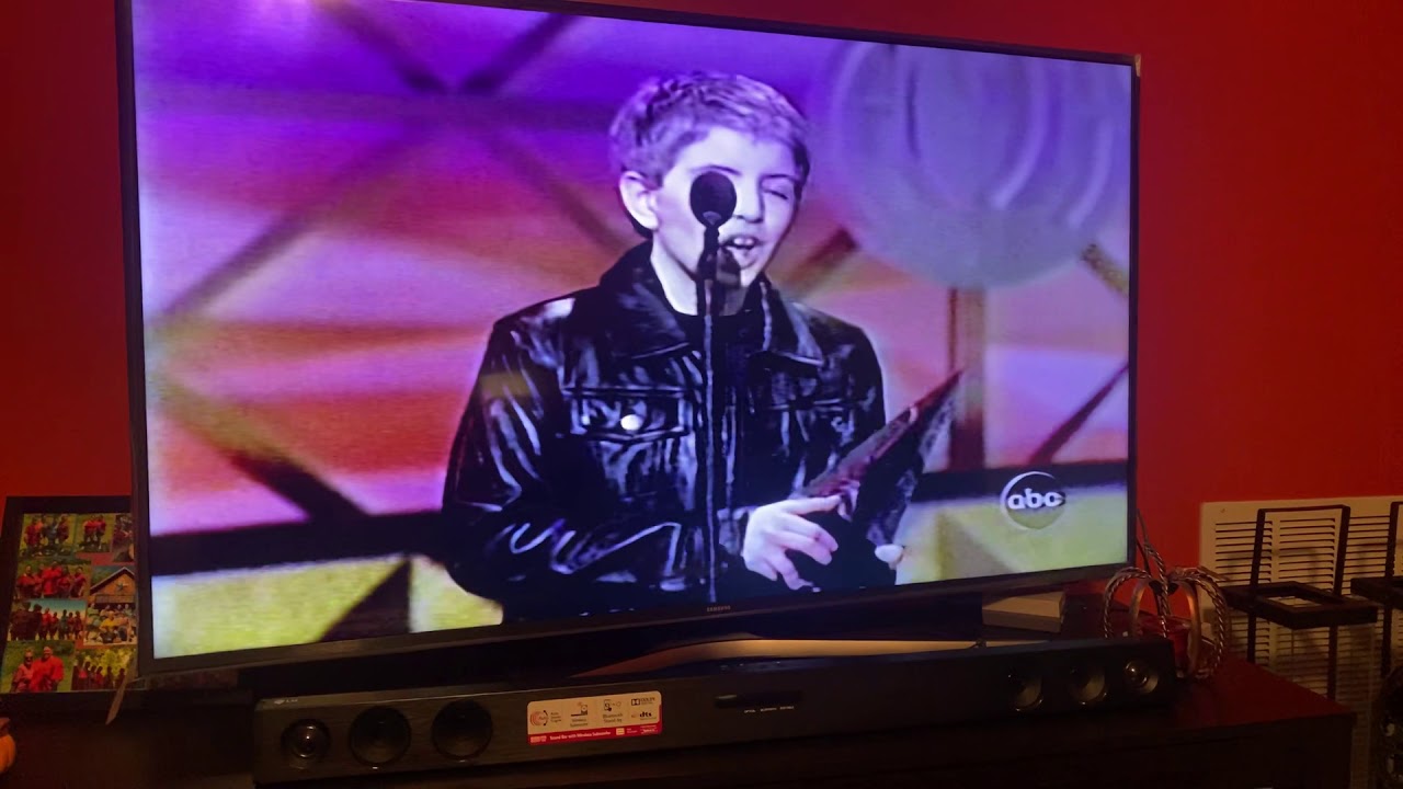 Billy on abc ,nbc , cbs news after wining at the America award - YouTube