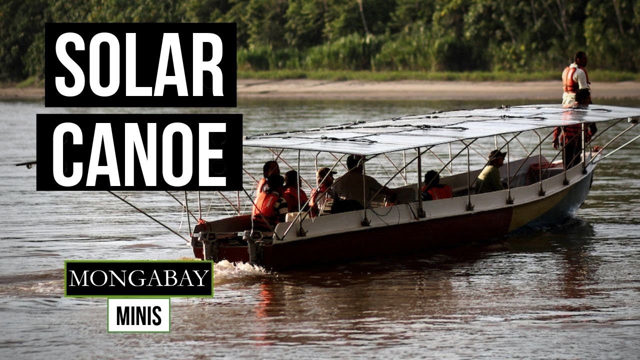 Solar-powered canoe connecting indigenous communities in the Ecuadorian ...