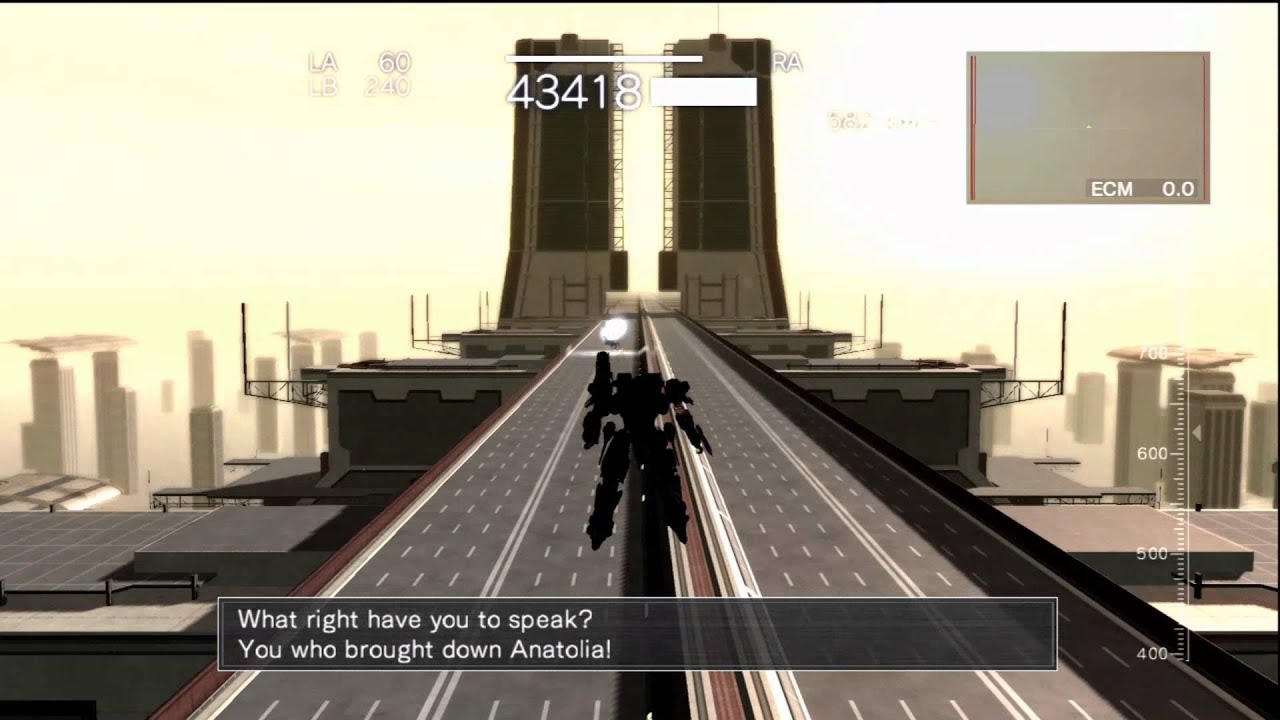 Armored Core FA: Defeat White Glint - YouTube
